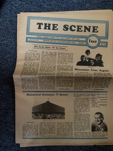 CLEVELAND SCENE Entertainment Magazine May June 1971 Mountain Tries ...