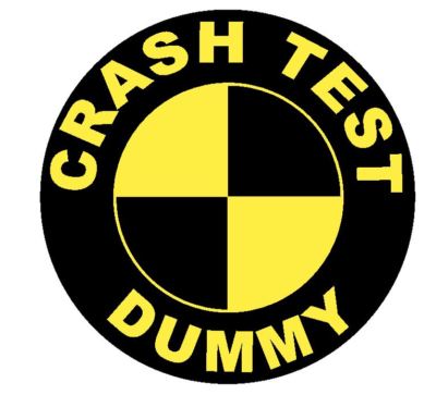 Crash Test Dummy Sticker Decal R4638 Crash Test Dummies | eBay UK
