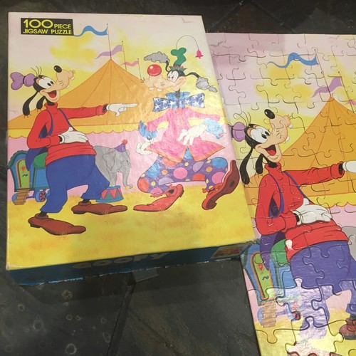 Vtg Walt Disney GOOFY Jigsaw Puzzle 100 Piece Whitman 11.5 “ X15 ...
