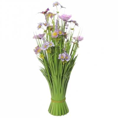 Straits Iris Geranium Bundle 40cm Floral Bundle Artifical Flowers | eBay