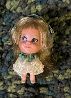 1960'S VINTAGE ORIGINAL LOU LOCKET KIDDLE DOLL ONLY #3537 brown hair ...
