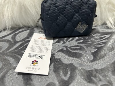 Lug INDIGO Matte Luxe VL Choo Choo Mini Pill Case Pouch - NWT | eBay