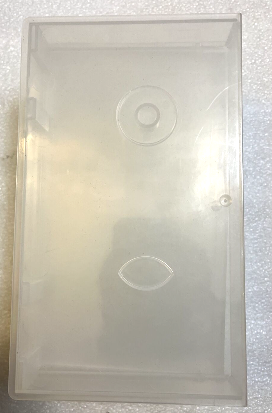 Lot of 6 Vintage Empty VHS Clear Plastic Clamshell Storage Cases Case ...