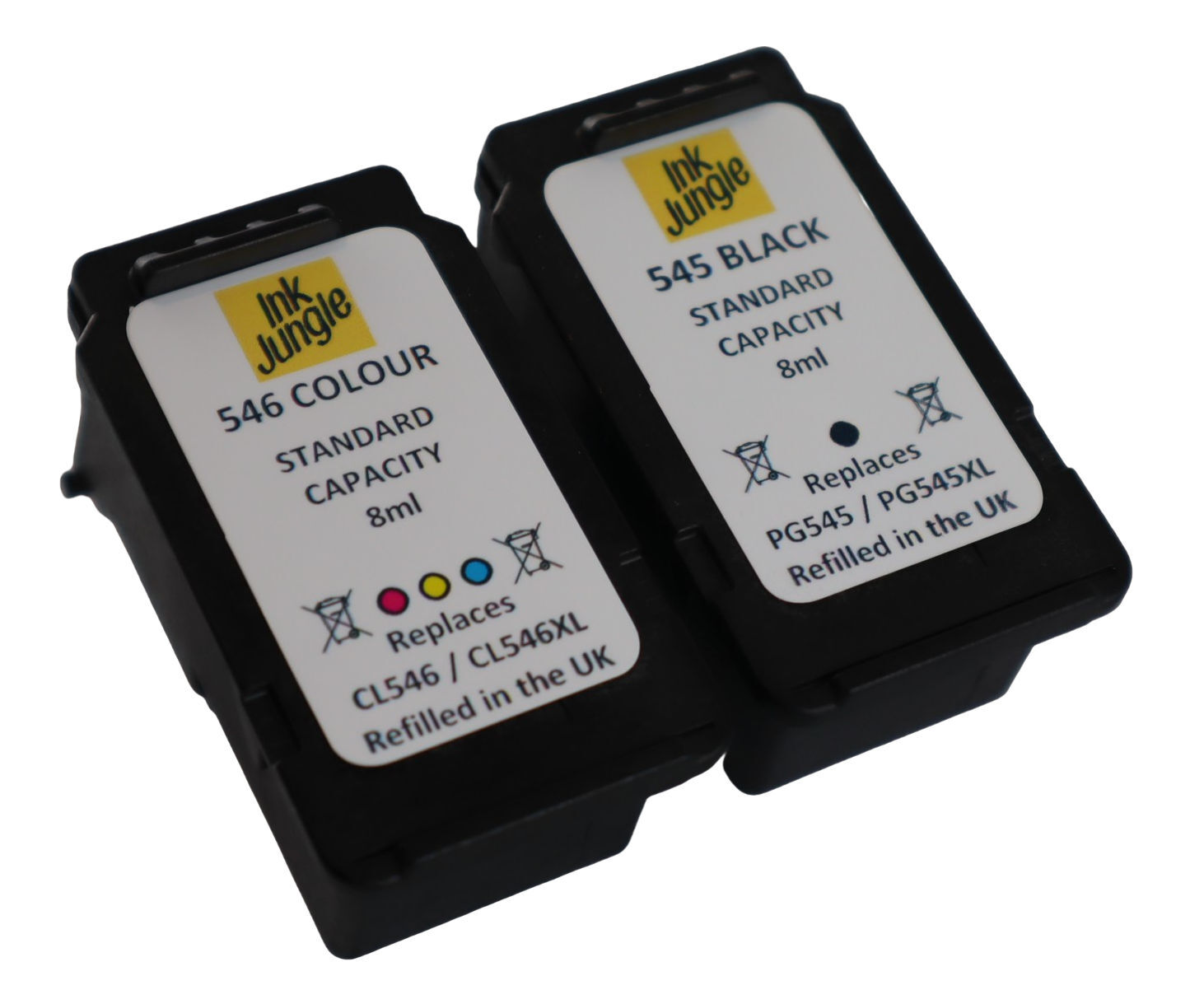 PG545 CL546 Black Colour Ink Cartridges For Canon PIXMA TS3351 TS3352 ...