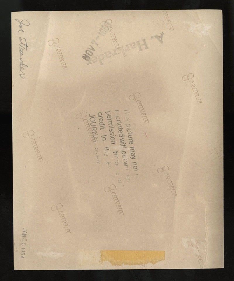 1963-64 JOE STRAWDER BRADLEY BRAVES NCAA BASKETBALL PUBLICITY PHOTO ...