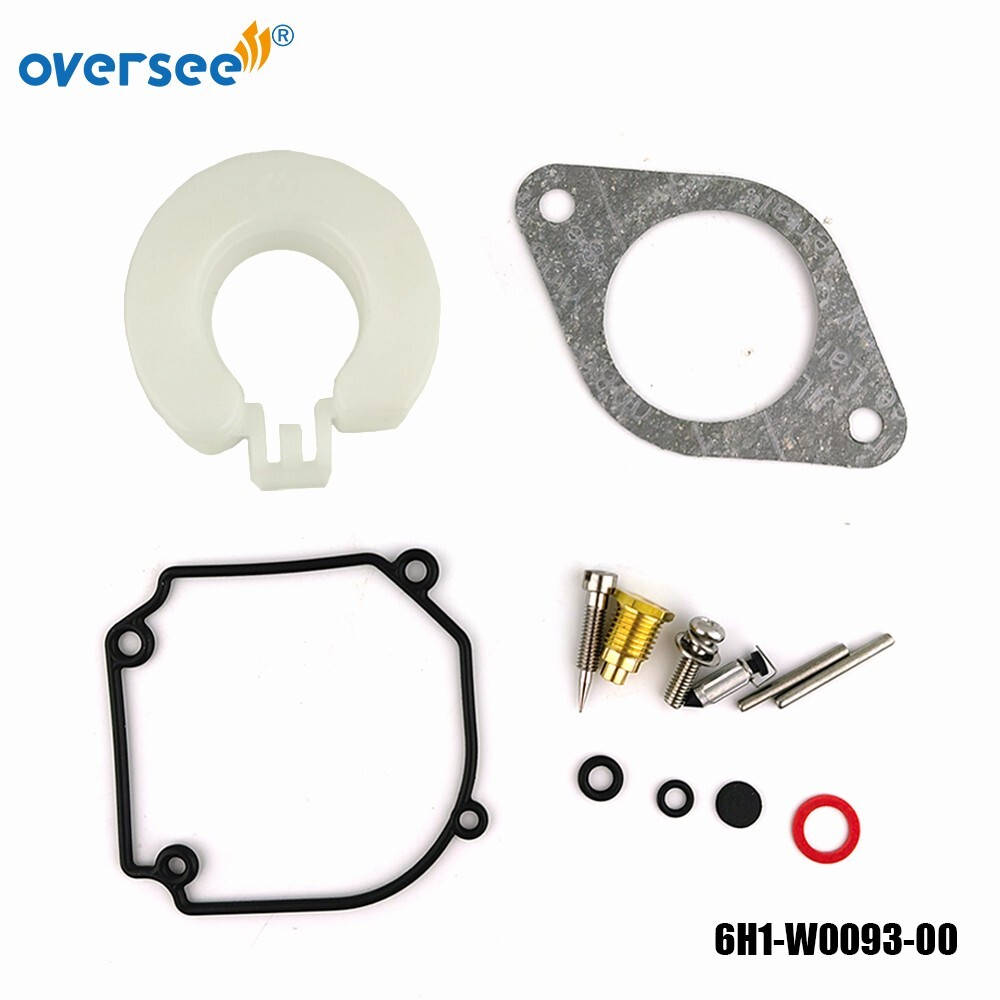 3pcs 6H1-W0093-01-00 Carburetor Repair Kit For Yamaha Outboard 2T 75-80 ...