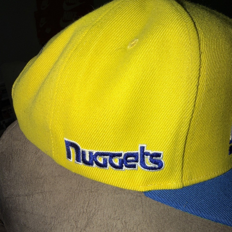 Mitchell & Ness Yellow/Navy NBA Denver Nuggets Snapback With Yosemite ...