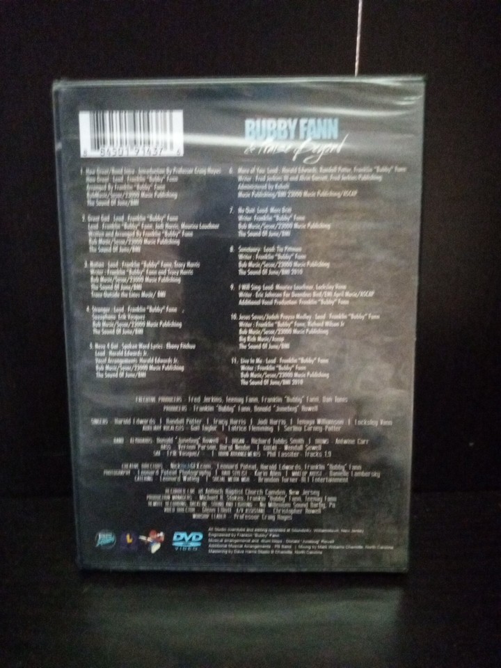 Bubby Fann and Praise Beyond: Praise Interpretations DVD NEW SEALED ...