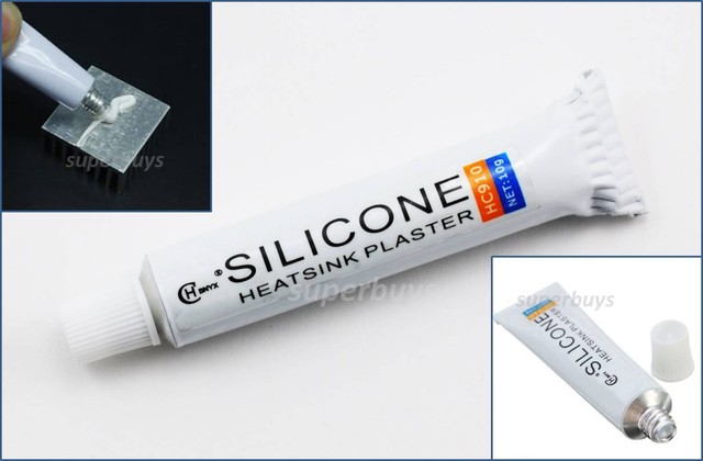 10g Thermal Silicone Conductive Adhesive Glue Binder Paste Tube ...