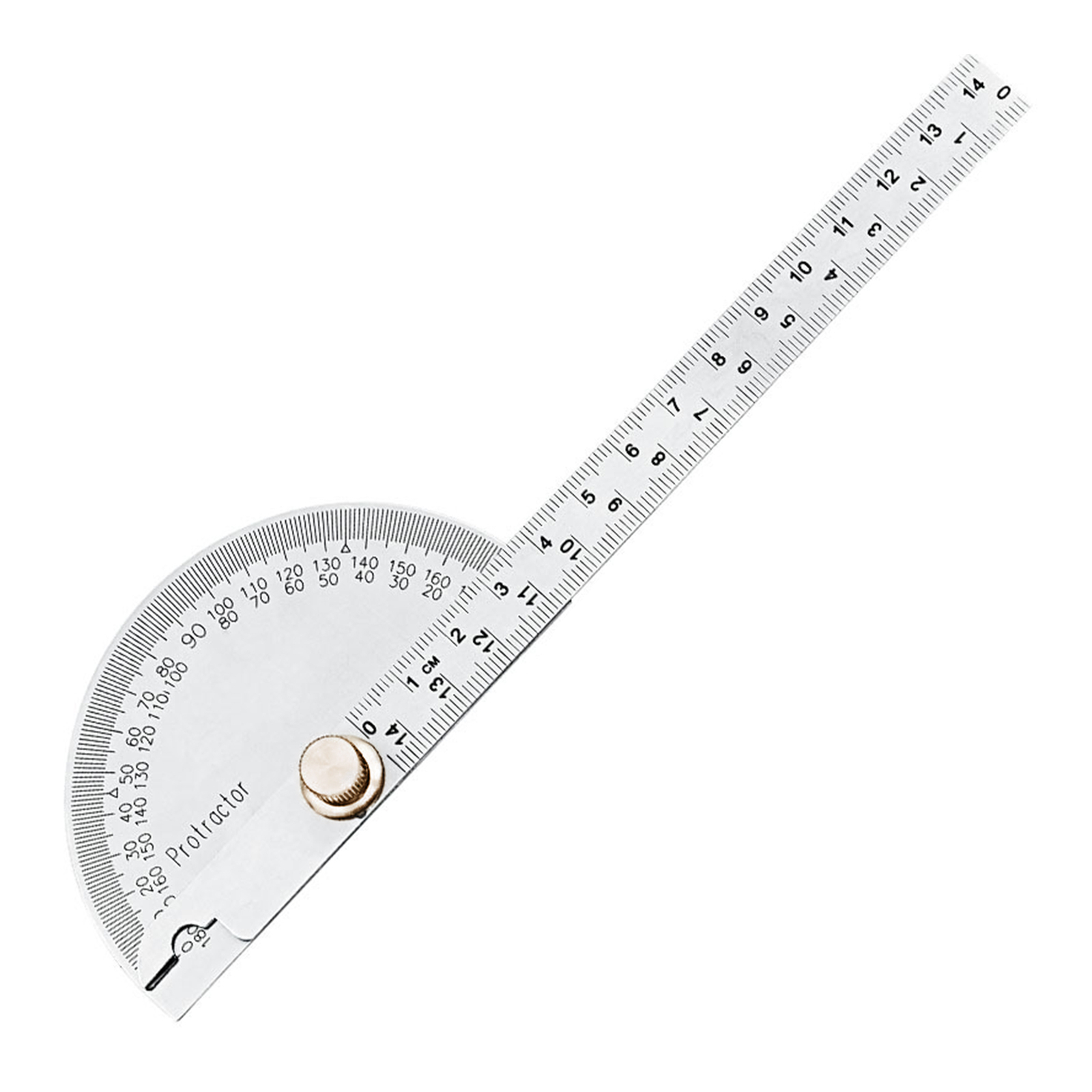 Stainless Steel degree Protractor Angle Finder Arm Rotary Measuring ...
