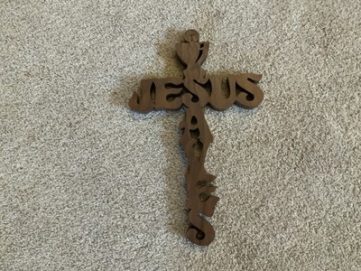 Handmade Wooden Jesus Cross | eBay