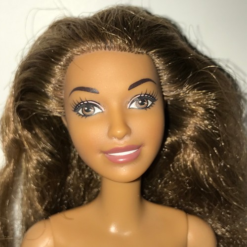 Nude Barbie 2017 Pet Groomer Careers AA Curly Brown Hair Doll For OOAK | eBay