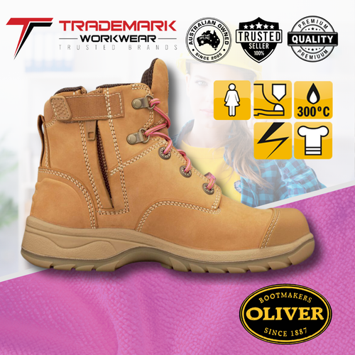 Oliver Ladies Zip Side Safety Work Boot (49432Z) EU 35-43 | eBay Australia