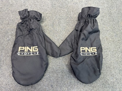 Rare Model Ping Winter Golf Gloves Mitts Black One Size Fast Free ...