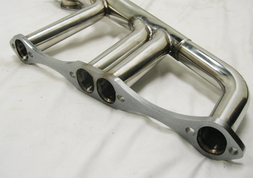 SBC Chevy Lake Style Lakester Street Rat Rod Headers Stainless 1 5/8 ...