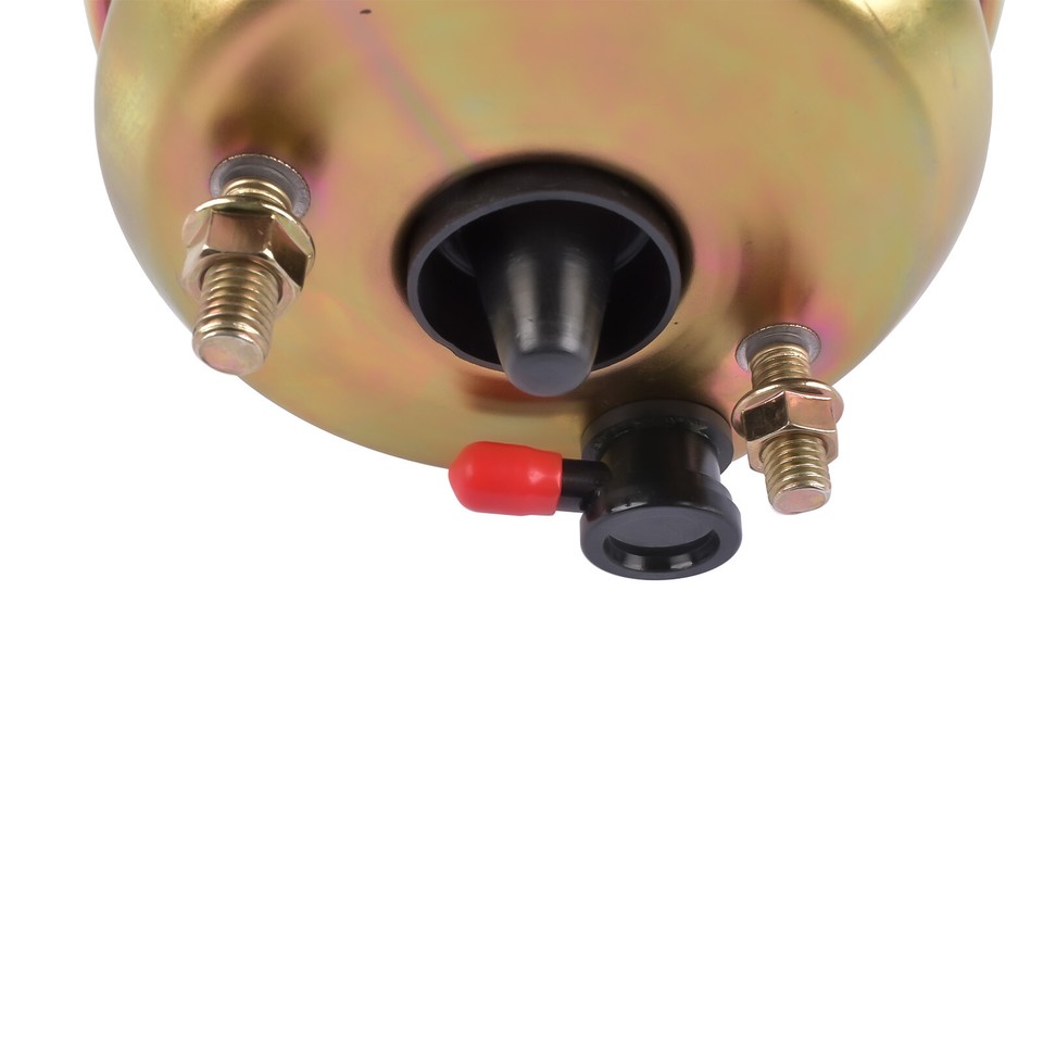 7" Dual Universal Power Brake Booster Bail Top Master Cylinder Disc ...