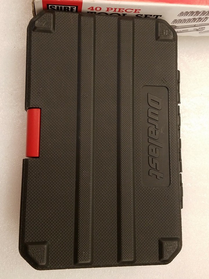 SURE BILT DURALAST 40 PIECE TOOL SET MOLDED CASE 880402 SAE METRIC | eBay