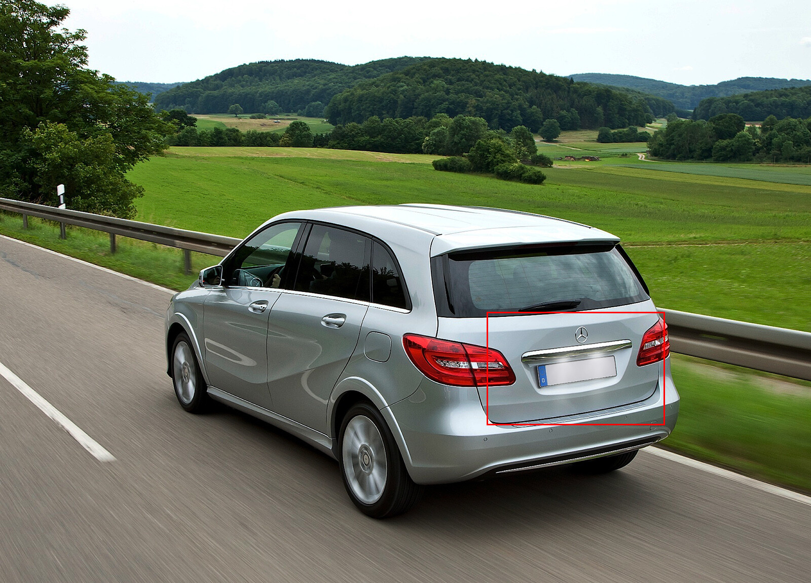 White LED License Number Plate Light For 11-19 Mercedes-Benz B-Class ...