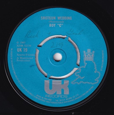ROY "C": Shotgun Wedding - 7" VINYL: VERY GOOD | eBay