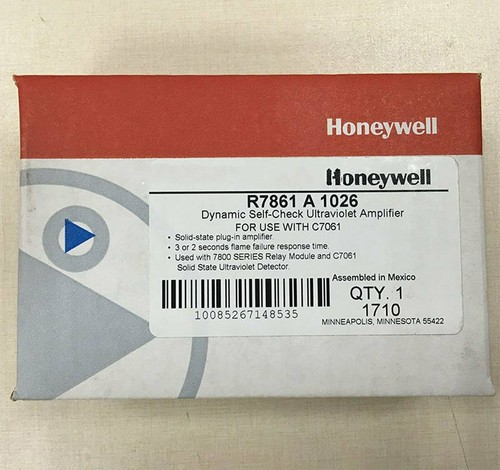 1PC HONEYWELL R7861 A 1026 Self Check Ultraviolet Flame Amplifier New ...