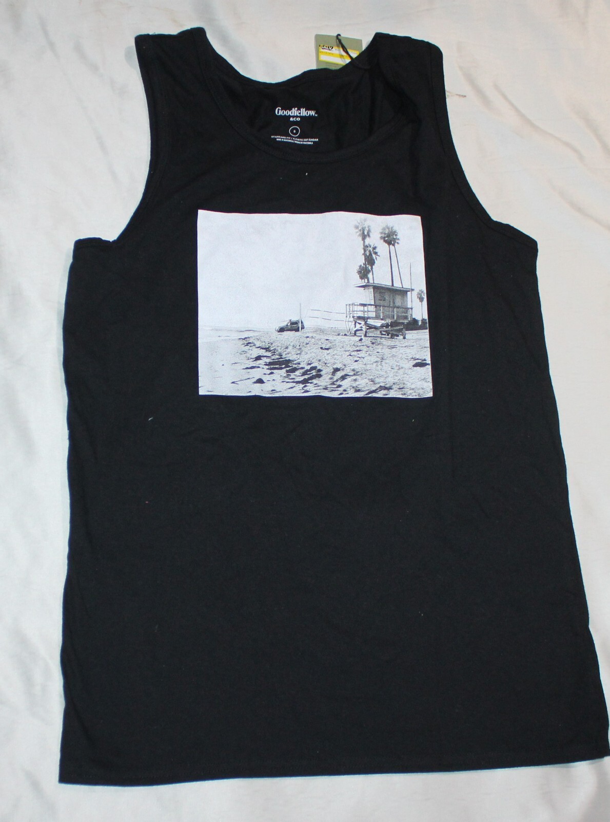 Goodfellow & Co Shirt Tank Top Adult Small Beach Theme Sleeveless Men ...