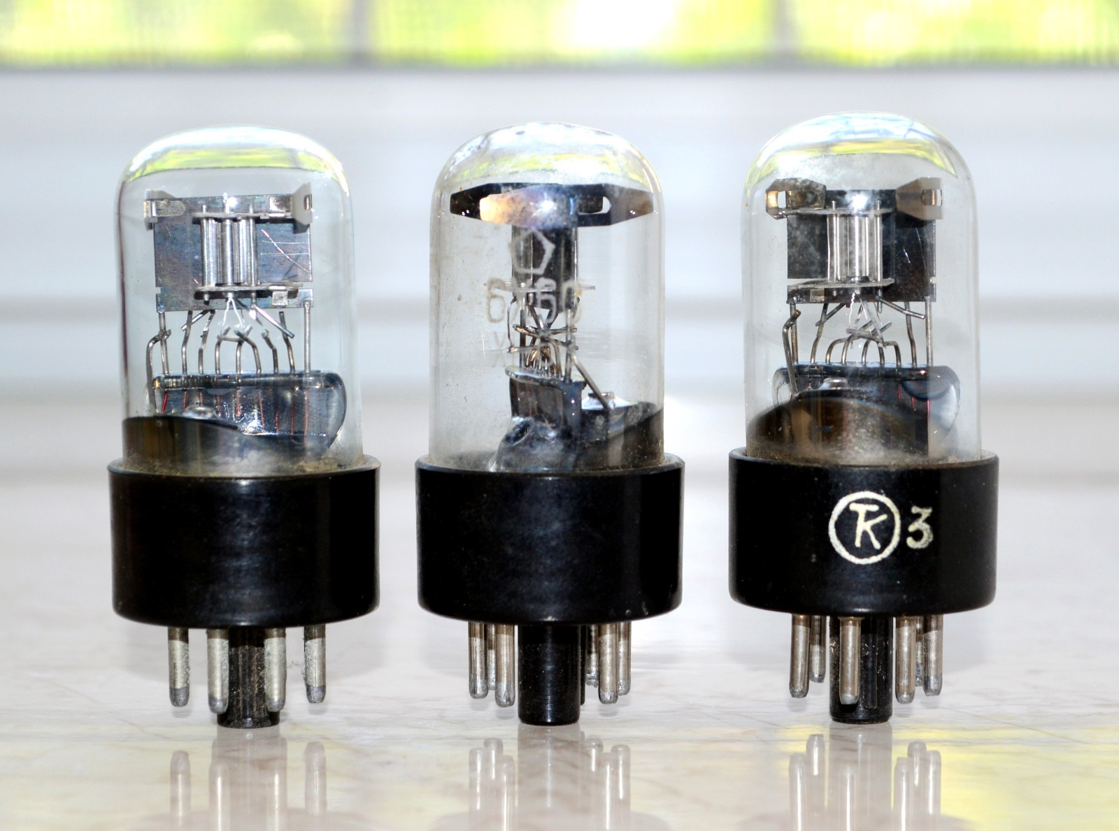 6x 6H6S = 6H6GT, D63 Double Diode Tube NEVZ Soviet RARE 1950's-60's NEW ...
