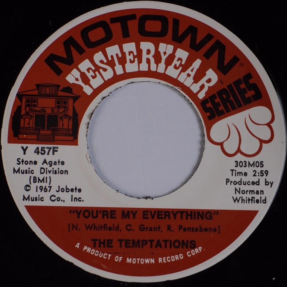 THE TEMPTATIONS: All I Need / You’re My Everything MOTOWN Soul 45 NM | eBay