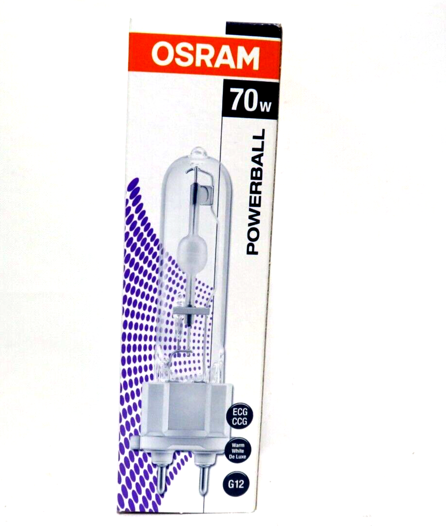 OSRAM Powerstar HCI T 70 W WDL G12 Warm Deluxe Discharge Lamp in ...