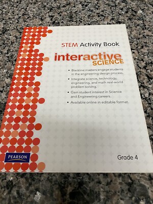 Interactive Science Stem Activity Book Grade 4 9780328521029| eBay