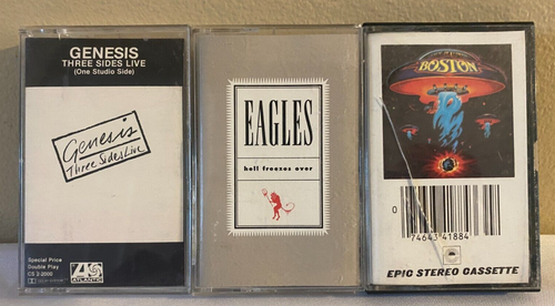 3 American Rock Band (Eagles, Genesis & Boston) Good+ Cassette Tapes ...
