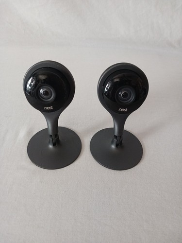 2 Google Nest Cam Indoor A0005 1st Gen Security Cameras - TESTED - EUC ...