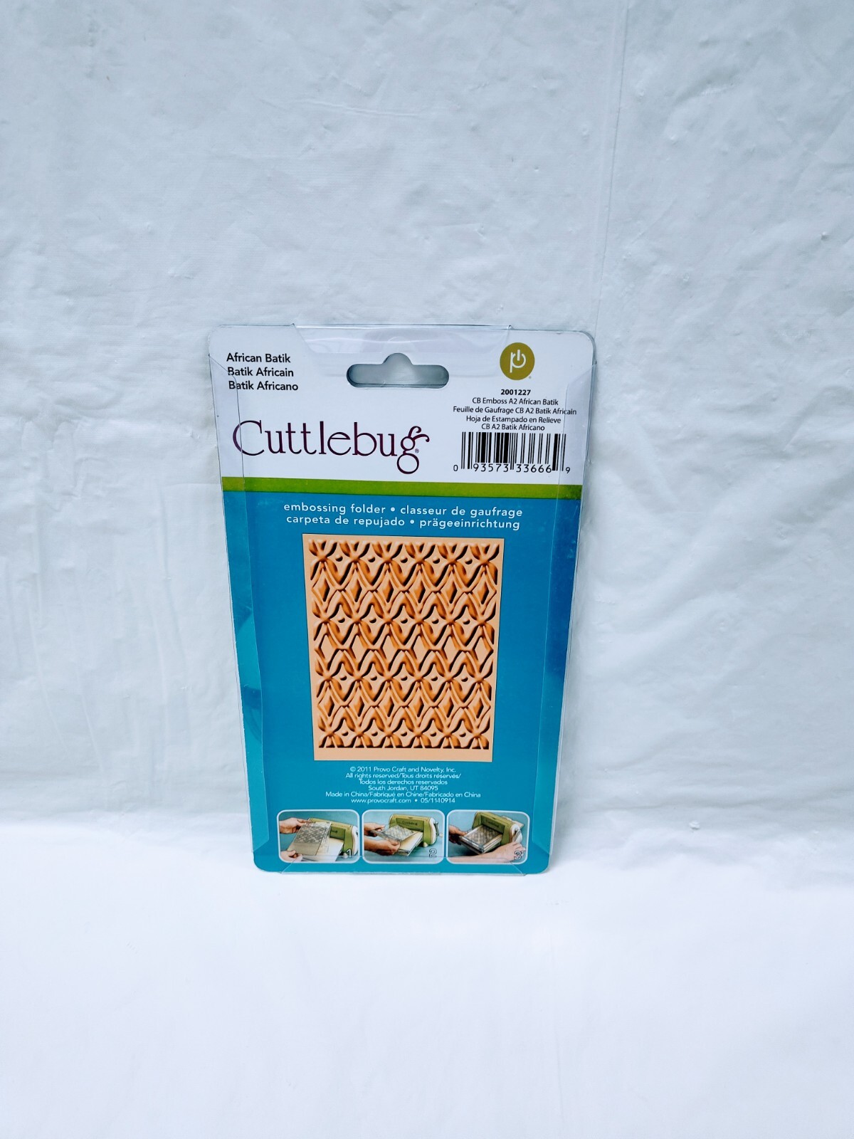 Provo Craft Cuttlebug CB Emboss A2 African Batik Embossing Folder | eBay