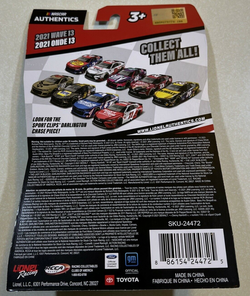 NEW 2021 Nascar Authentics Wave 13 Kyle Busch #18 Sport Clips VHTF | eBay
