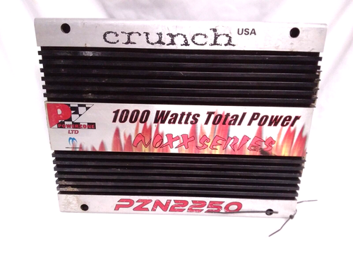 CRUNCH POWERZONE PZN2250 2 CHANNEL 1000 WATTS AMP NOXX SERIES (WORKING ...