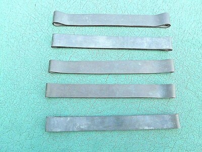 Backpacking Camping Rubber Bands EPDM Black 5" Flat 1/2" Wide .063 ...