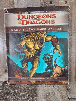 King of the Trollhaunt Warrens D&D 4th Adventure Module part 1 & p2 ...