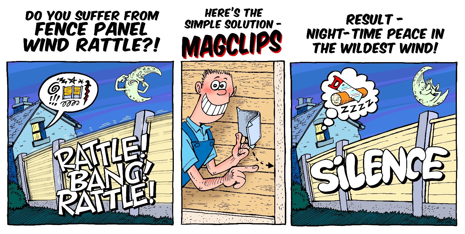 Anti-Rattle Fence Panel Security Clips/Wedge/Grips/Stops Rattling ...