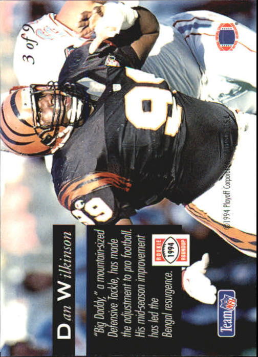 1994 Playoff Rookie Roundup Redemption #3 Dan Wilkinson - NM-MT | eBay