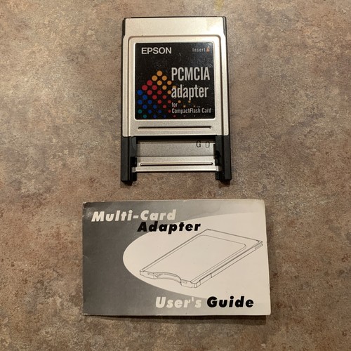 EPSON PCMCIA ADAPTOR * FOR COMPACT FLASH CARDS | eBay