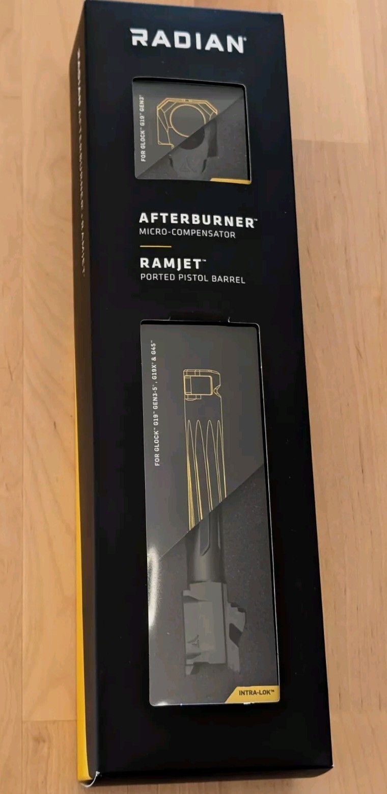 Radian AFTERBURNER + RAMJET Combo for Glock G19 GEN 3 Micro Compensator ...