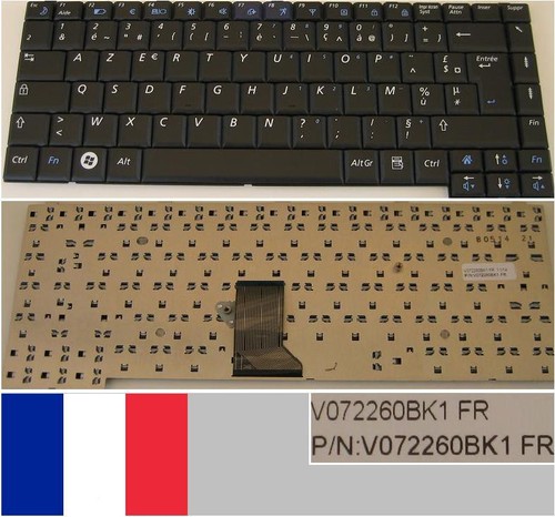 French AZERTY Keyboard SAMSUNG R453 R458 R408 R410 R460 Series ...