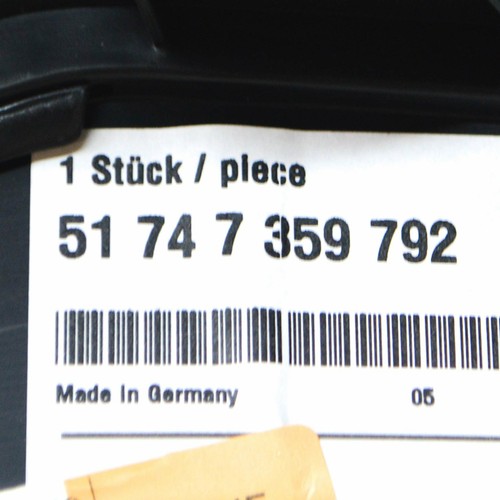 NEW BMW 7 G11 RIGHT BRAKE AIR DUCT 51747359792 7359792 2016 OEM | eBay