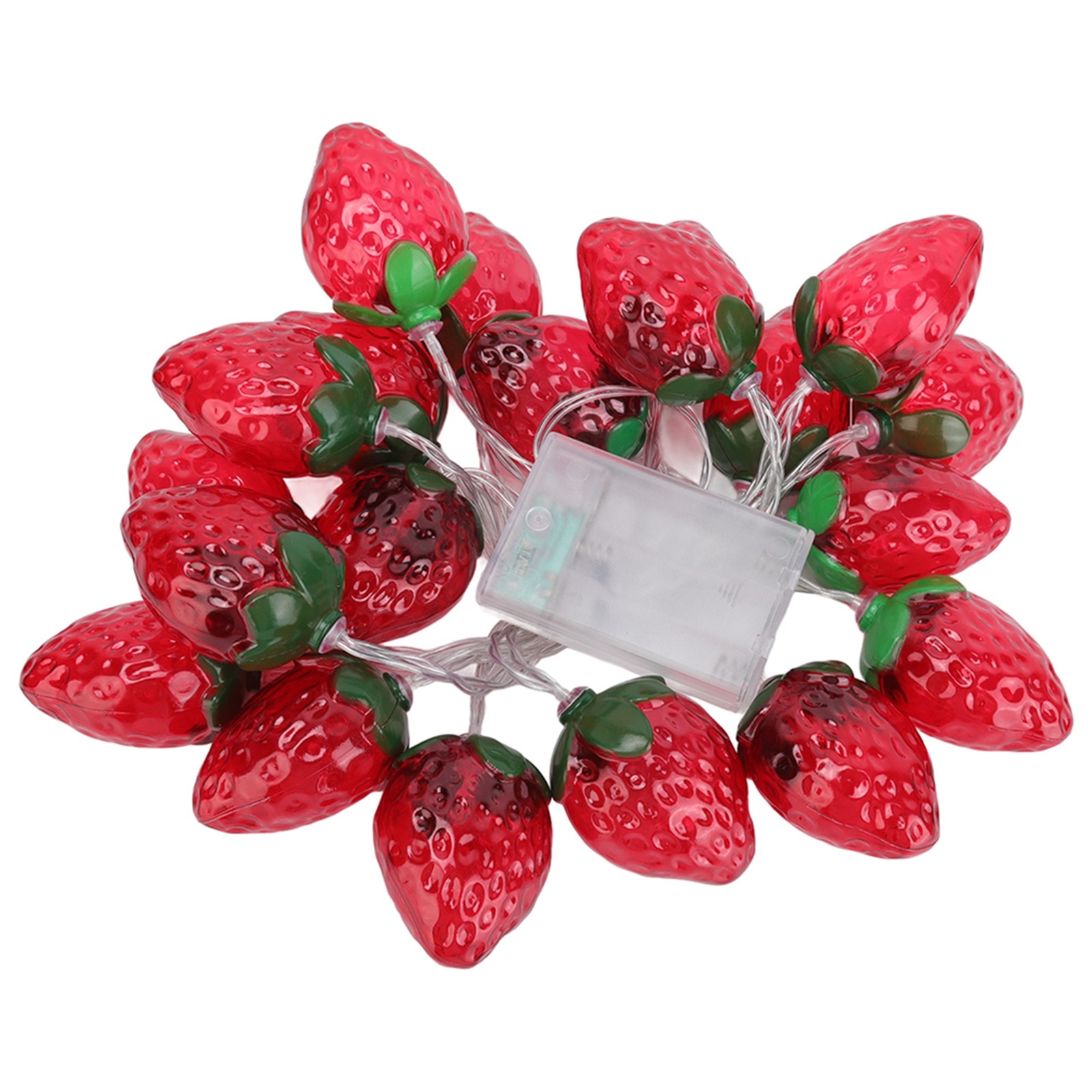 PSG 9.8ft 20LEDs Fruit String Lights Battery Operated Strawberry Lamp ...