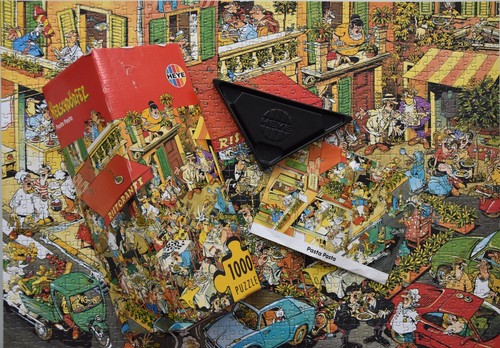 HEYE puzzle comic jigsaw Herschdorfer 1000p Pasta Pasta Italy 8742 ...