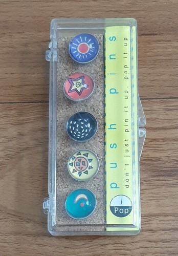 SET of 5 I Pop push pins sun star moon | eBay