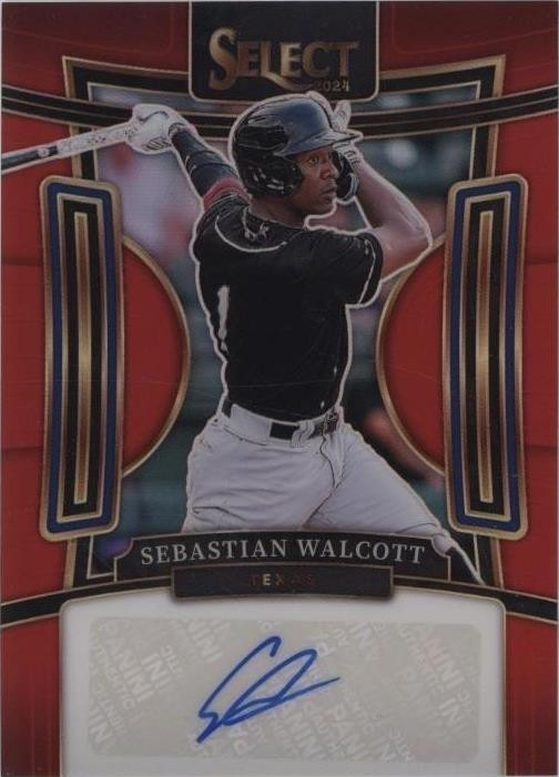 2024 Panini Select - Signatures Sebastian Walcott #SIG-SW Red Prizm /99 ...