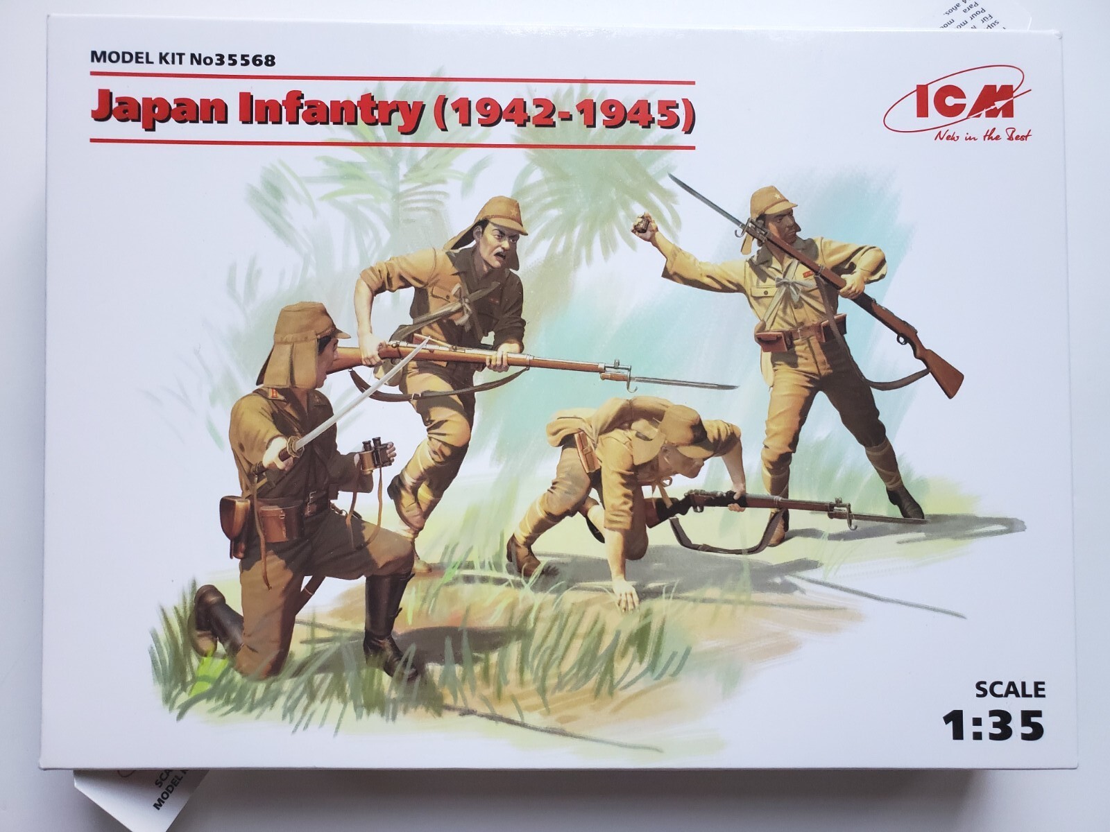 ICM 1:35 Japan Infantry (1942-1945) WWII Model 4 Figure Kit 35568 | eBay