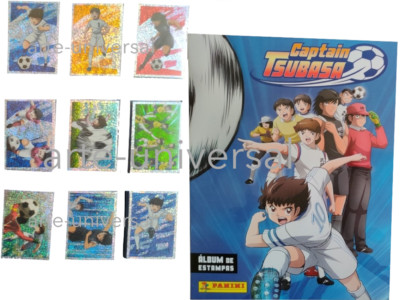 CAPTAIN TSUBASA All stickers Complete full SOFTCOVER ALBUM Panini ...