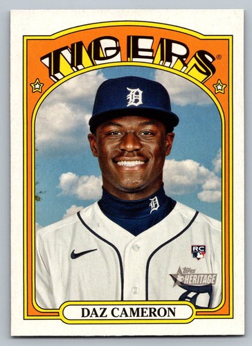 2021 Topps Heritage #575 Daz Cameron | eBay