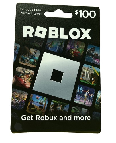 Roblox $100 Physical Gift Card (Includes Free Virtual Item) | eBay